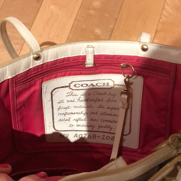 Coach | Bags | Coach Signature Logo Tote Bag | Poshmark